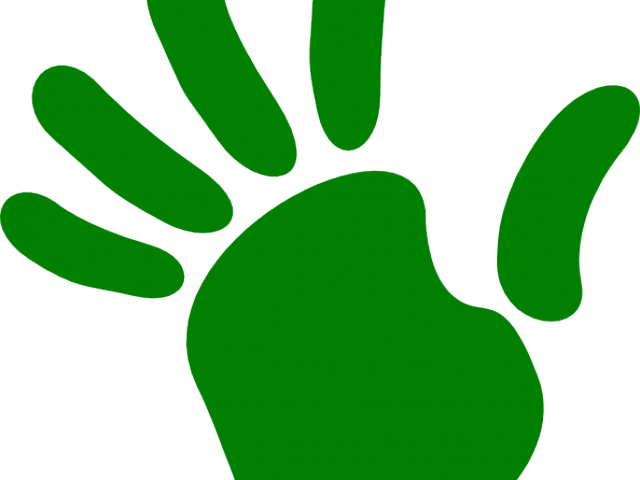Handprint Clipart Hand Outline - Clip Art - Free Transparent PNG ...