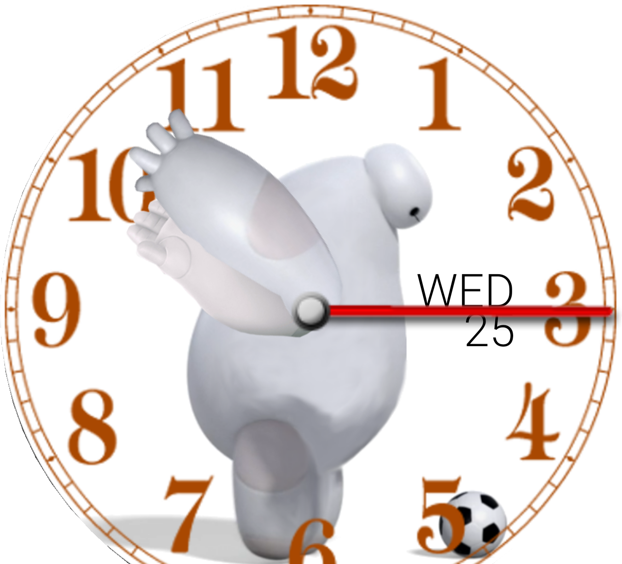 Download Baymax For Moto Facerepo Png Baymax Clock - Decoupage Laminas ...