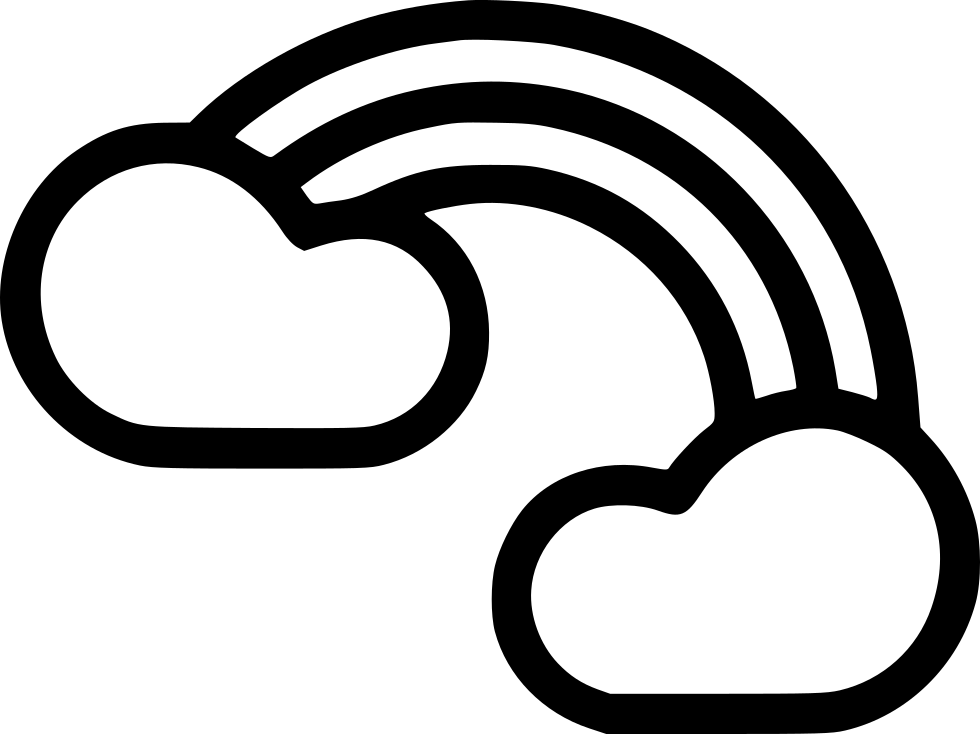 Download Cloud Clouds Rainbow Sky Colorful Comments - Clip Art PNG ...