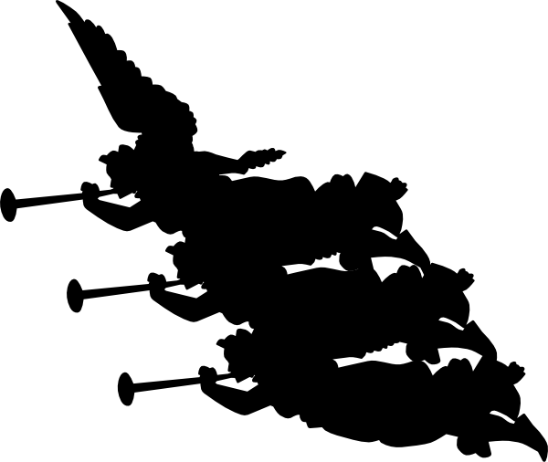 Download Three Angel With Trumpet PNG Image with No Background - PNGkey.com