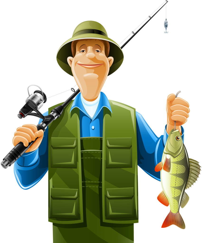 Download Fishing Clipart Action - Fisherman Png PNG Image with No ...