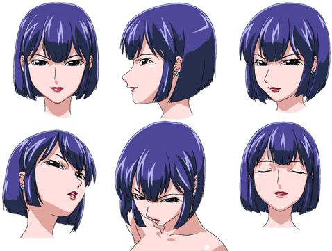 Download Star Jewel Blue Faces - Anime Hentai Face Png PNG Image with ...