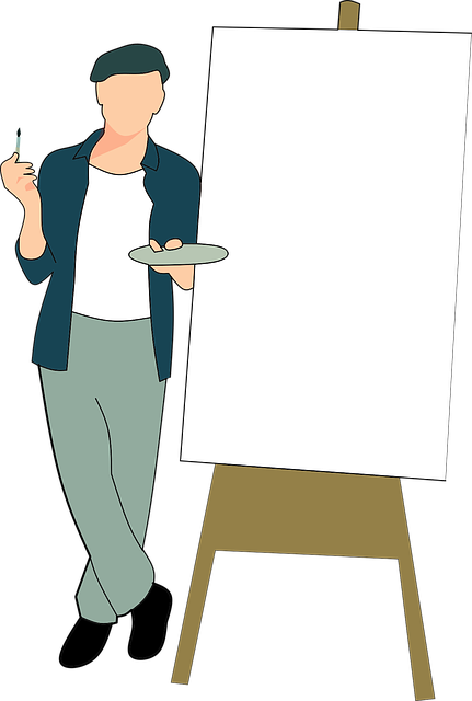 Artist Standing Painting - Free Transparent PNG Download - PNGkey