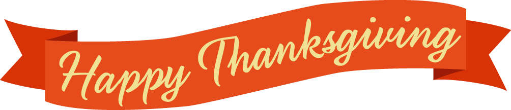 Thanksgiving Banner - Happy Thanksgiving Banner Png - Free Transparent ...