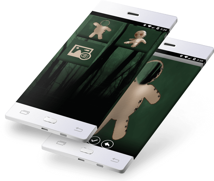 Download Voodoo Doll Maker App Design - Mobile App PNG Image with No ...