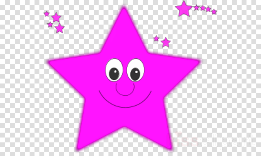 Cute Star Clipart Drawing Clip Art - Star In Violet Color - Free ...
