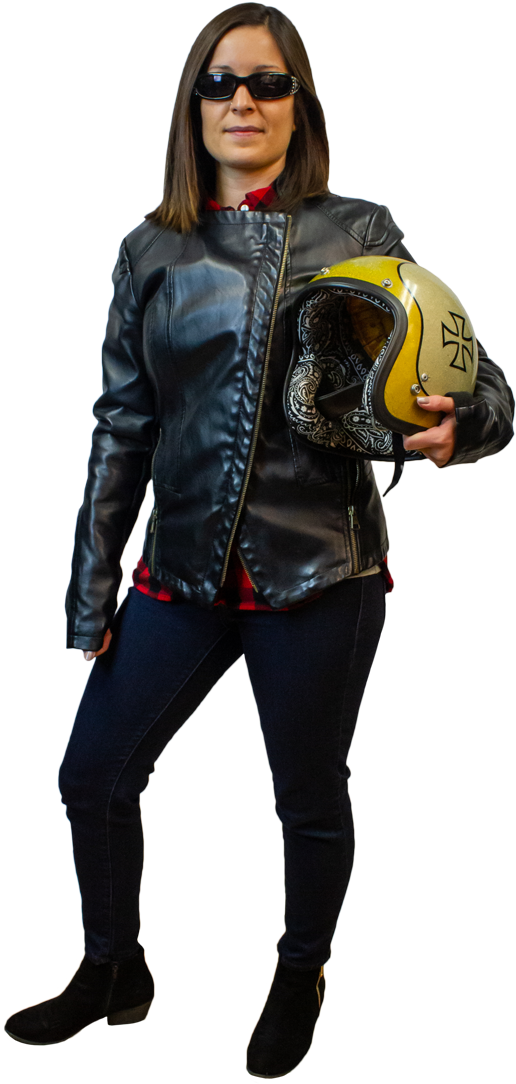 Download Brenda Ramirez Admin Support Specialist - Leather Jacket PNG ...