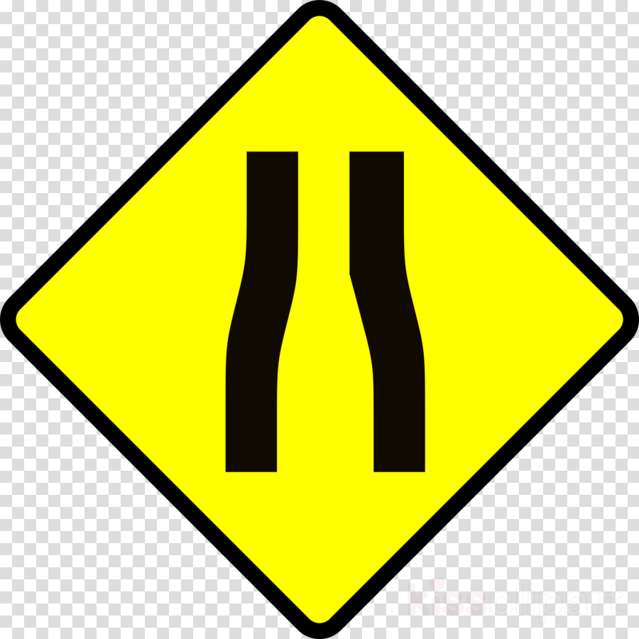 Download Two Way Street Sign Clipart Traffic Sign Warning Sign - Clip ...