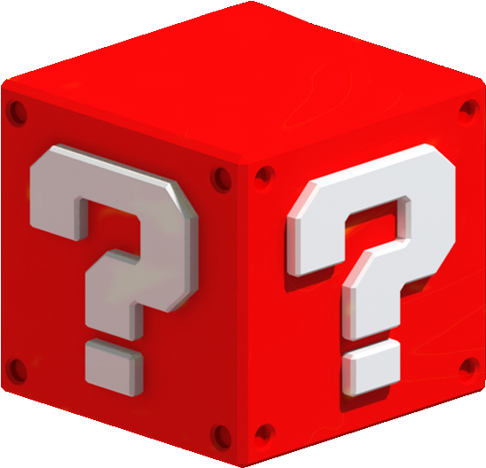 Mario Question Block Png - Mario Question Block Red - Free Transparent ...