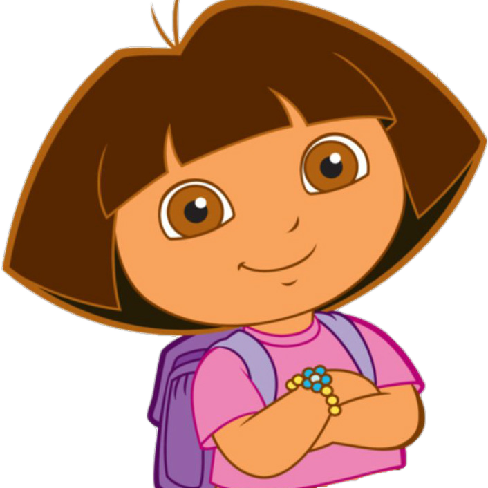 Dora The Explorer Face Clipart