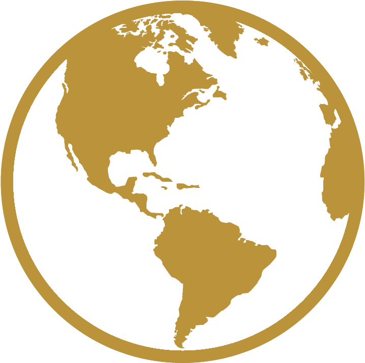 Gold Globe - World Map - Free Transparent PNG Download - PNGkey