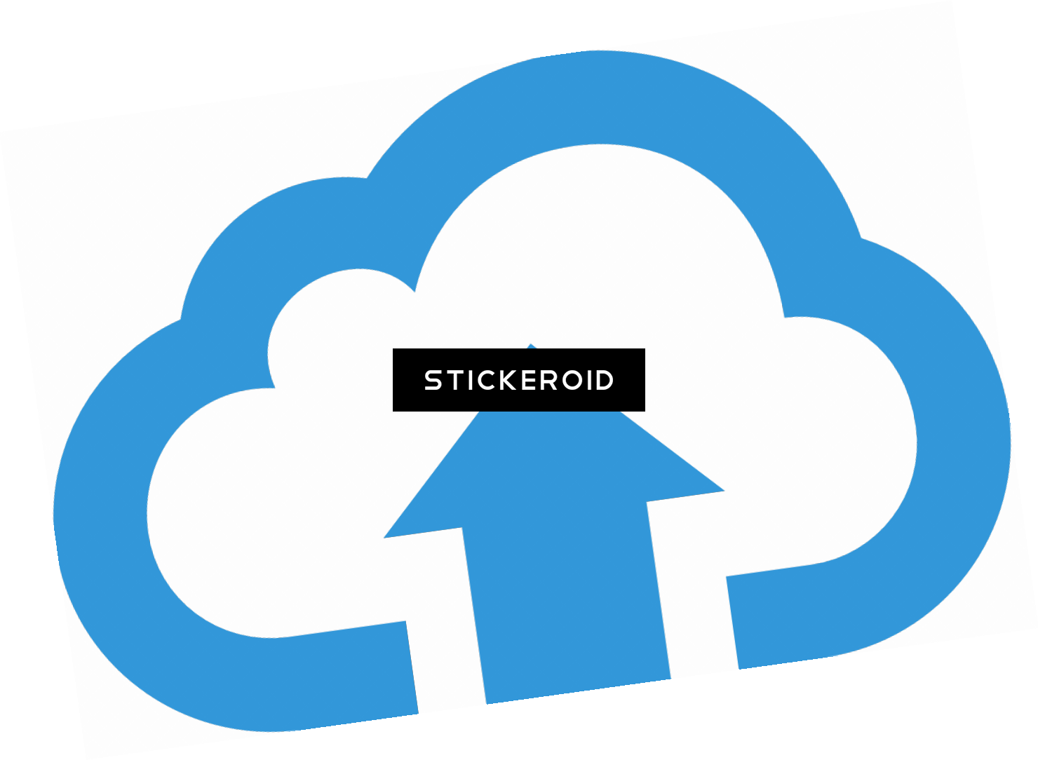 Upload To Cloud Blue Button - Graphic Design - Free Transparent PNG ...