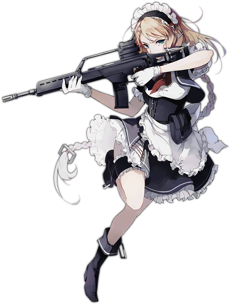 Download Tactical Maid [girls Frontline] - Girls Frontline G36 PNG ...