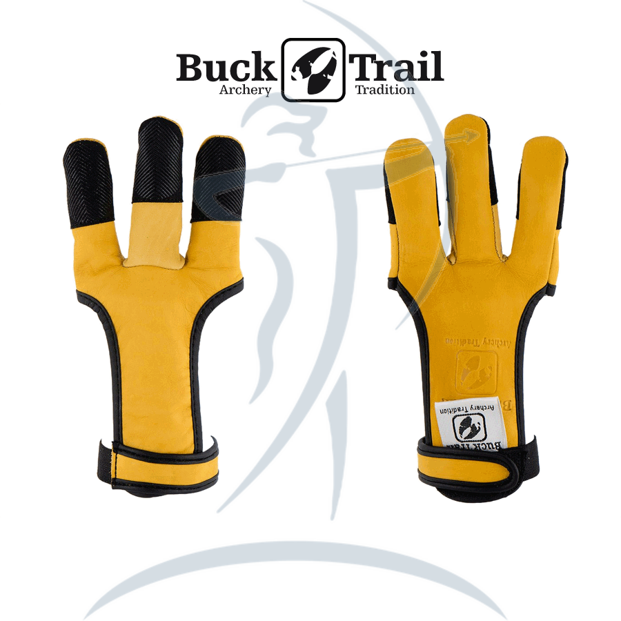 Download Buck Trail Leather Shooting Glove Light Silicon Fingertips ...