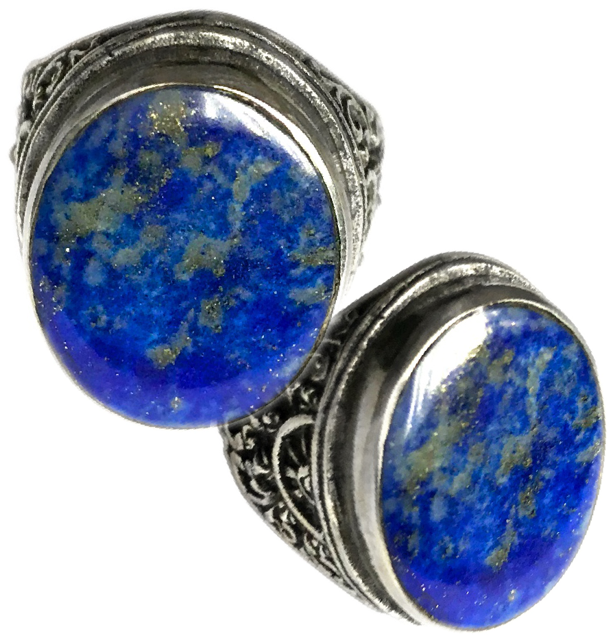Download Celestial Azure Lapis Lazuli Stone Set In A Balinese - Lapis ...