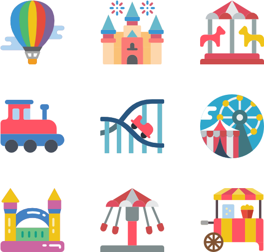 Download Theme Parks - Theme Park Icon Png PNG Image with No Background ...