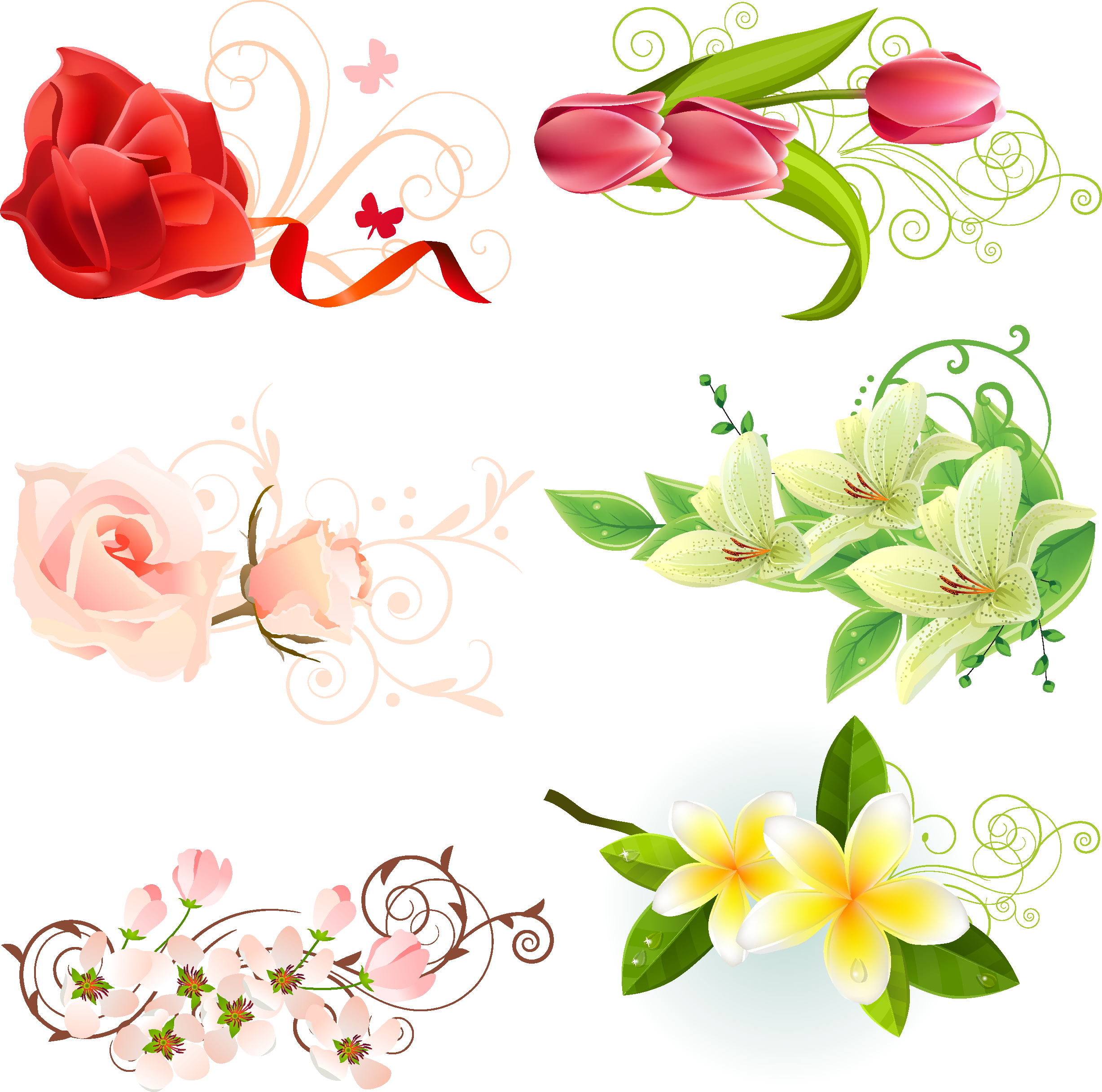 Free Download Vector Flower - Free Transparent PNG Download - PNGkey