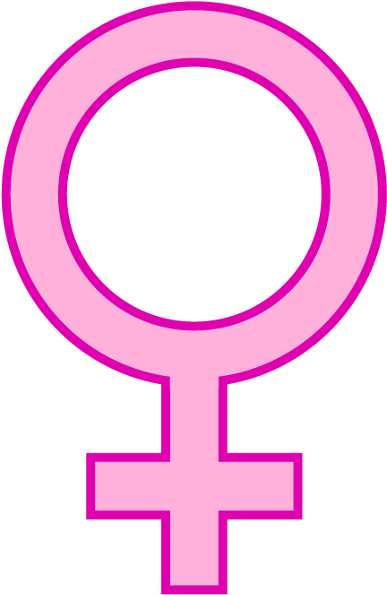 Female - Female Symbol Pink Png - Free Transparent PNG Download - PNGkey