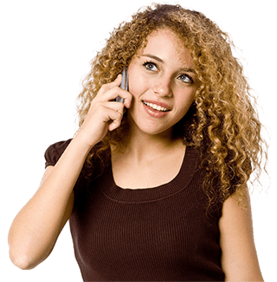 Woman On The Phone - Happy Phone Call Png - Free Transparent PNG ...