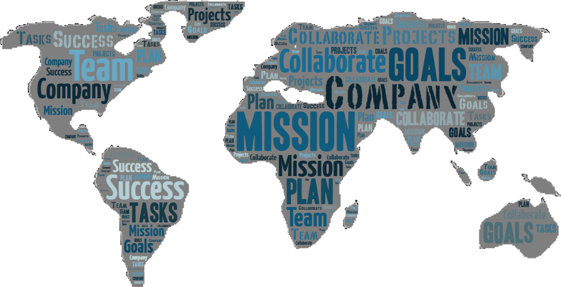 Biz Word Cloud World Map Outline Clear - World Map Outline Png - Free ...