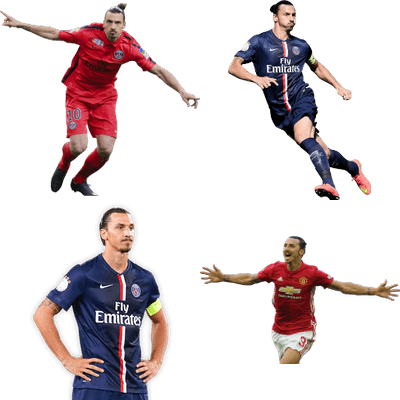 Zlatan Ibrahimović - Zlatan Imbrahimovic - Psg Signed Mounted Photo 10 ...