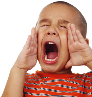 Download Kid Screaming Png Banner Royalty Free Stock - Child Shouting ...