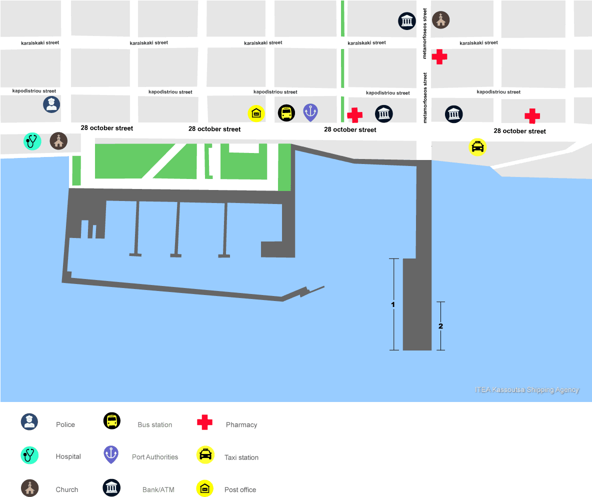 Download Itea Greece Cruise Port Map - Greece PNG Image with No ...