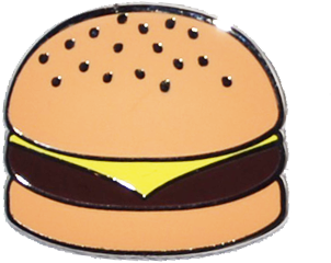 Download Burger - Burger Pin Png PNG Image with No Background - PNGkey.com