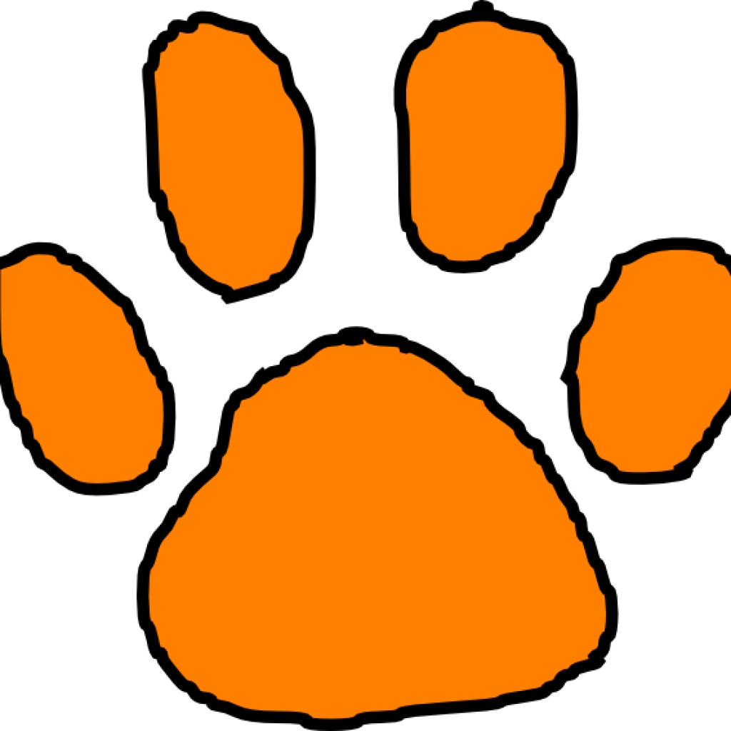 Tiger Paw Clipart 19 Tiger Paw Print Clip Art Freeuse - Clip Art - Free ...
