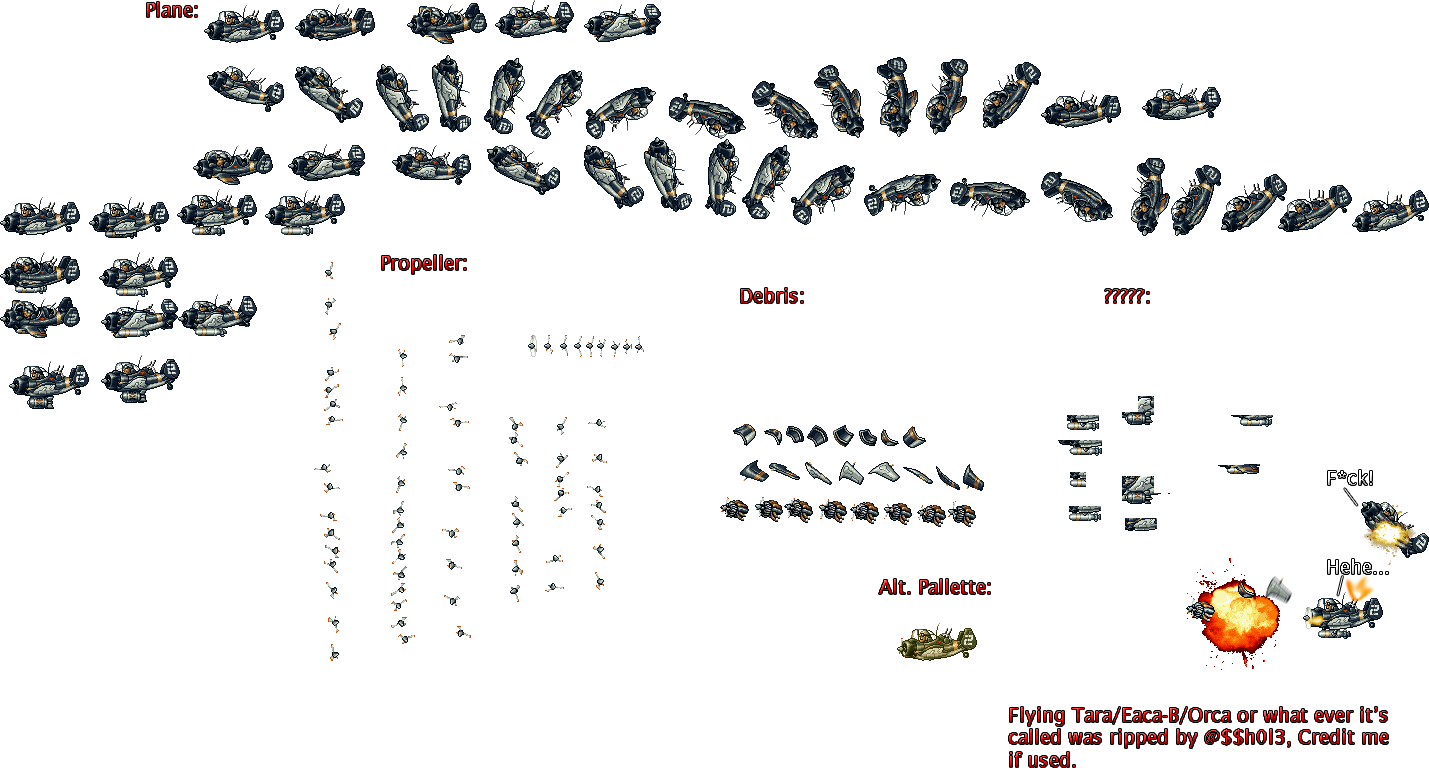 Download Click For Full Sized Image Flying Tara - Metal Slug Flying ...