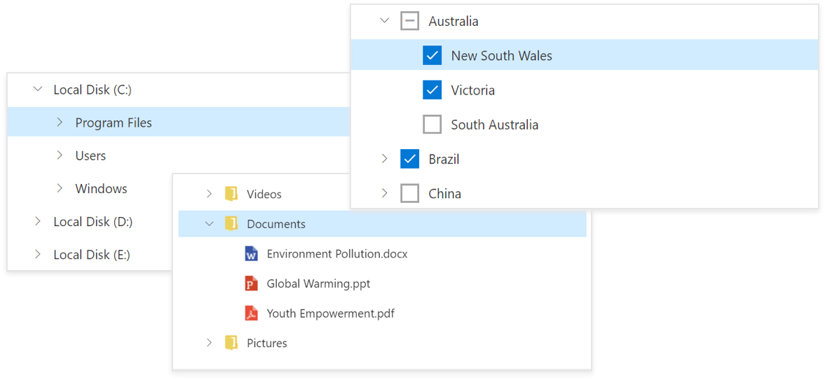 Download Syncfusion Javascript Treeview Control Showcase - Tree View ...