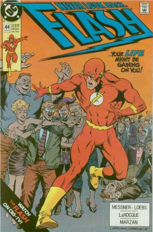 Download Купете Comics 1990-11 Flash - Flash By Greg Larocque PNG Image ...
