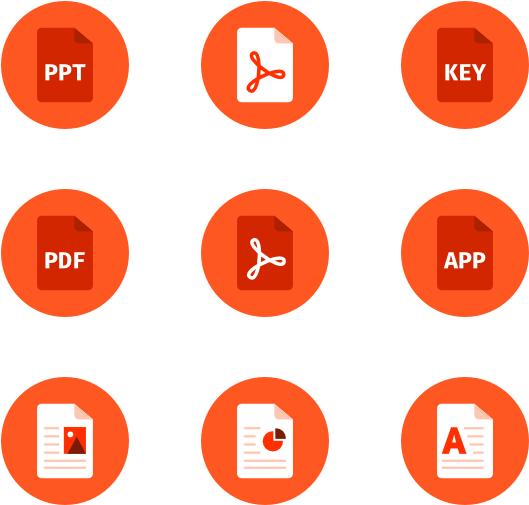 Download Office Files - Icono Subir Pdf PNG Image with No Background ...