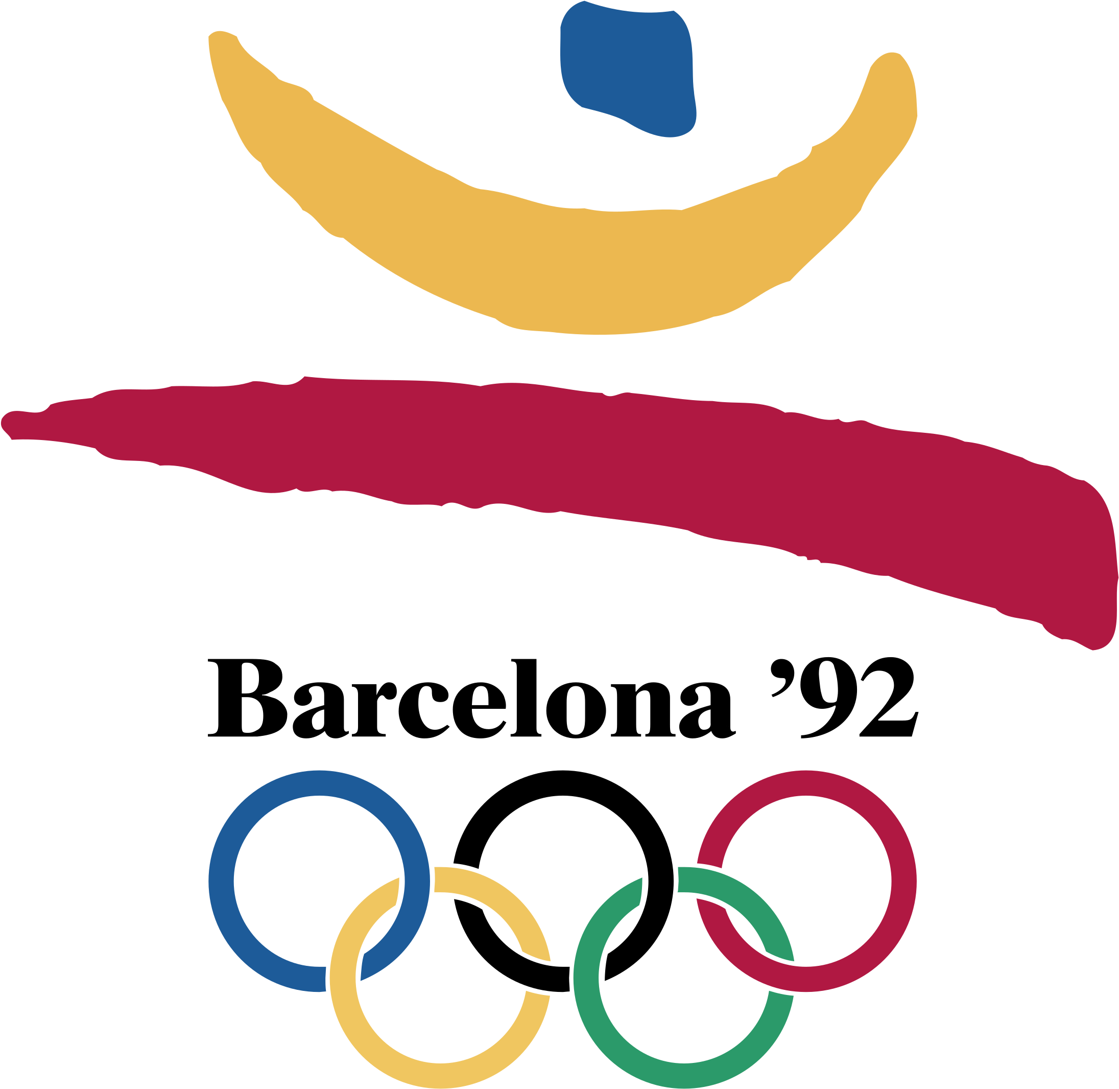 Barcelona 1992 Logo Png Transparent - Barcelona 1992 Logo - Free ...