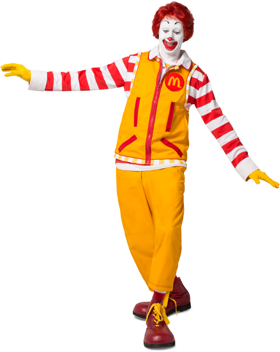 Download Ronald Mcdonald Png - Ronald Mcdonald No Background PNG Image ...