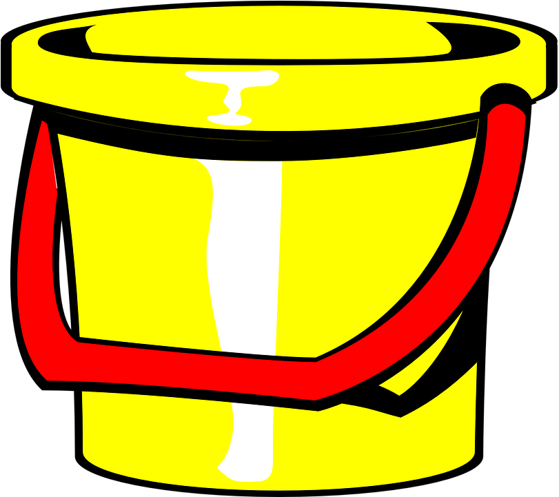 Download Bucket Clipart Ember - Yellow Bucket Png PNG Image with No ...