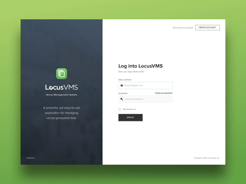 Download Vms Login Screen Create Account Cms Web Icons Text - Web ...