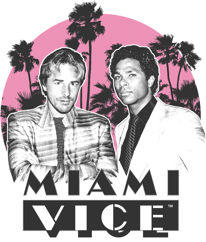 Download Miami Vice Stupid Men's Regular Fit T-shirt - Miami Vice PNG ...