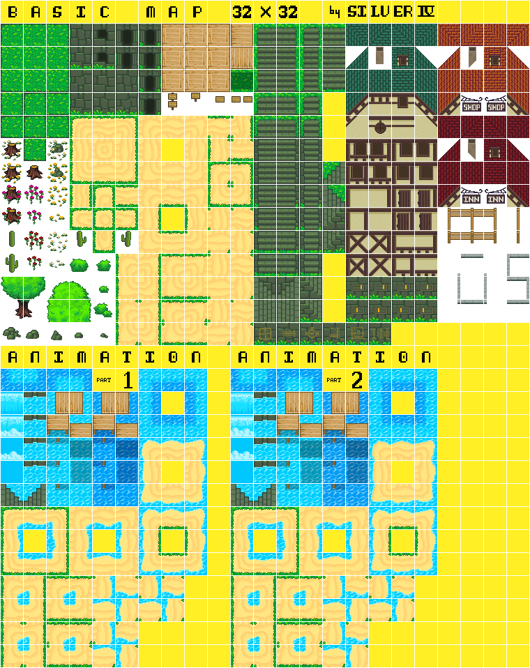 Download Map Tile V3 - Rpg Tileset PNG Image with No Background ...