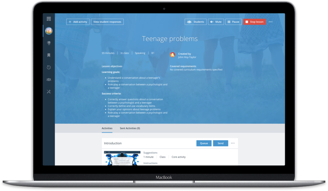 Download Teacher Overview Of A Lesson Plan In Ef Class - Operating ...