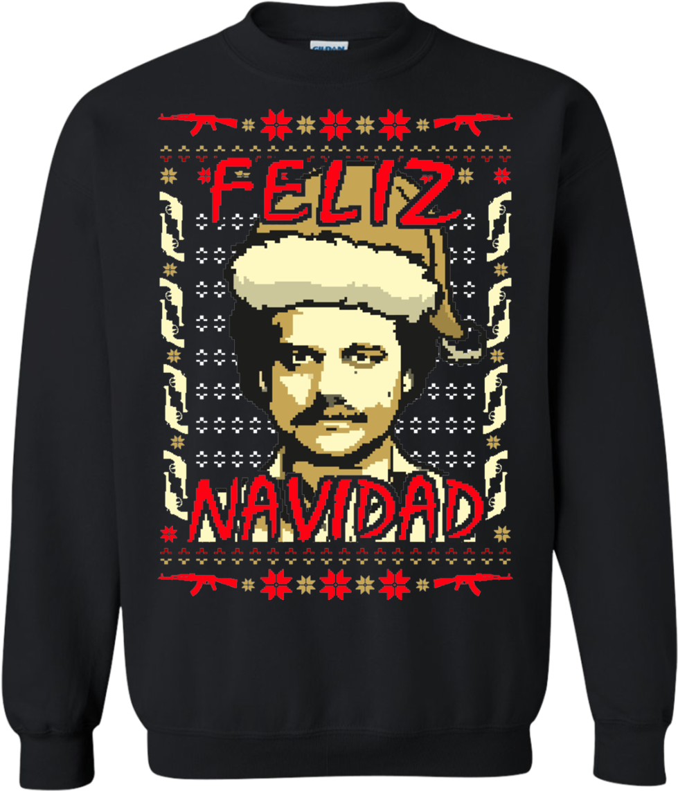 Download Feliz Navidad Ugly Christmas Sweater - Eleven Days Of ...