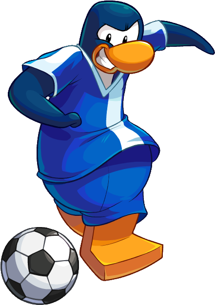 Download Blue Team Player - Club Penguin Blue Team PNG Image with No ...