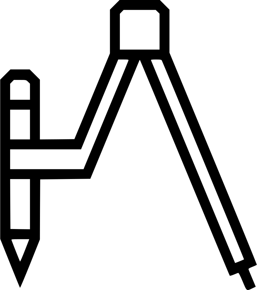 Download Math Compass Png Svg Royalty Free - Math Compass Clipart Black ...