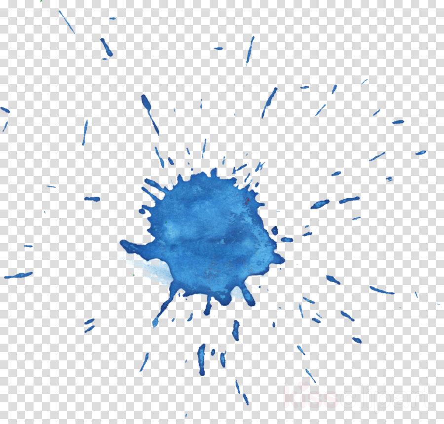 Download Watercolor Watercolor Splash Text Box Png Blue Clipart - Navy ...