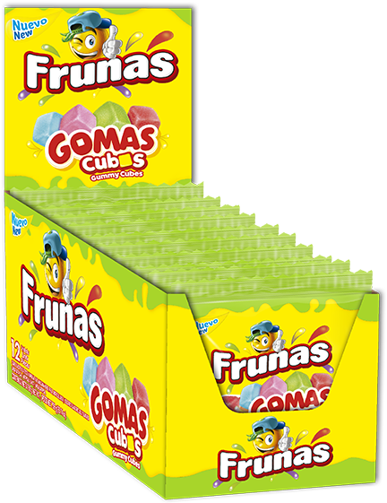 Download Fruna-cubo - Frunas Fruit Chews Peach 48 Pack PNG Image with ...