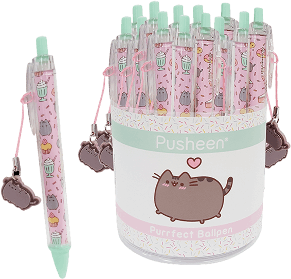 Download 1 Of - Pusheen Ballpoint Pen PNG Image with No Background ...