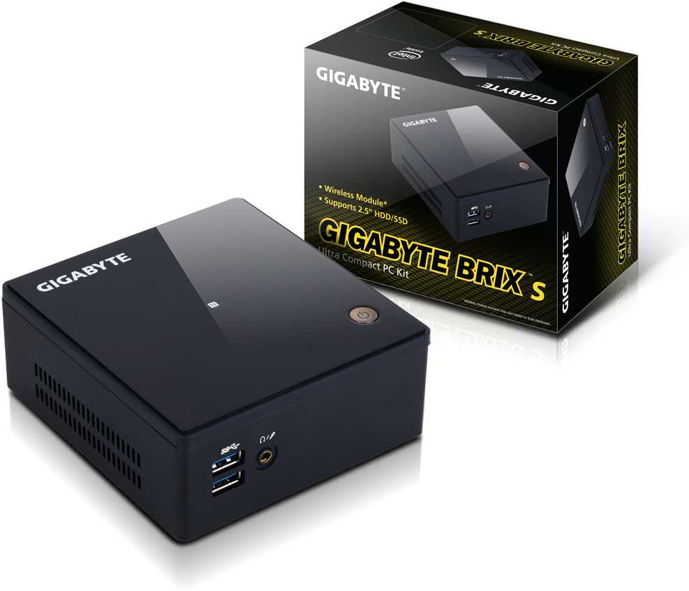 Download Gb Bxi5h 5200 Bn - Gigabyte Brix I5 5200 PNG Image with No ...