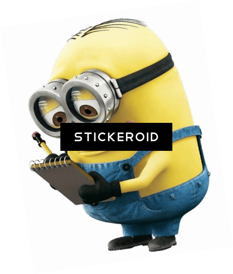 Download Minion Writing Notes - Minion, Minions Badge Reel, Id Badge ...