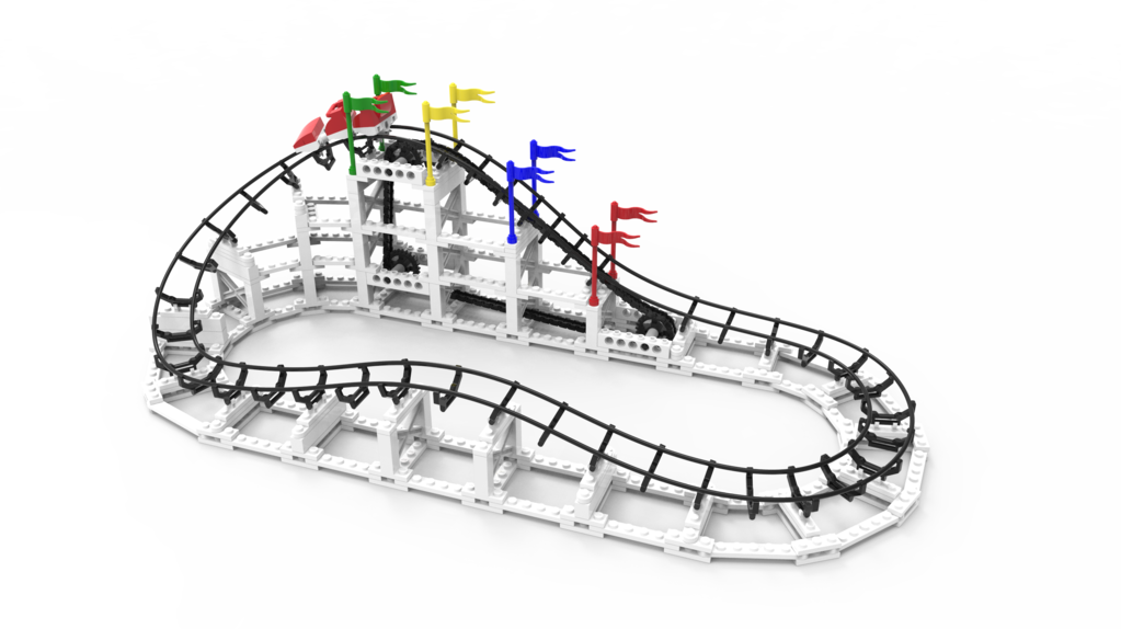 Cdx Blocks Little Dipper Roller Coaster - Free Transparent PNG Download ...