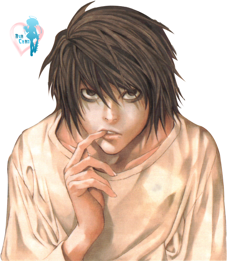 Photo 9652 Render Death Note L 2 Kzkggaa - Death Note - Free ...
